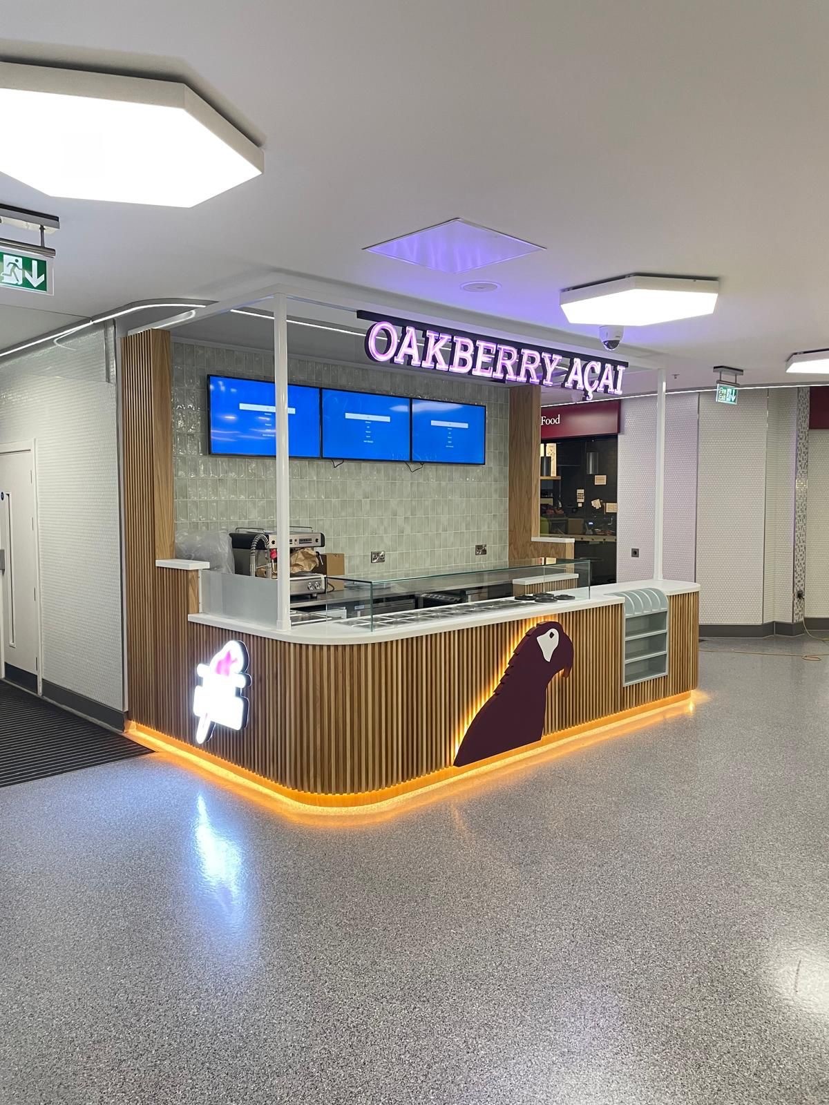 Oakberry Acai Bond Street Tube Station, London - Cold Developments